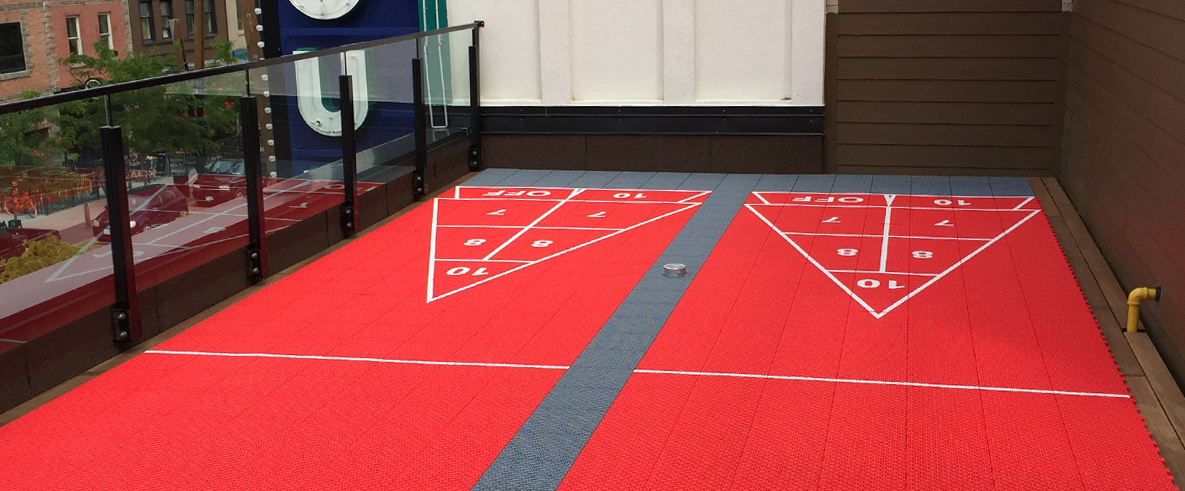 Dual Shuffleboard Courts