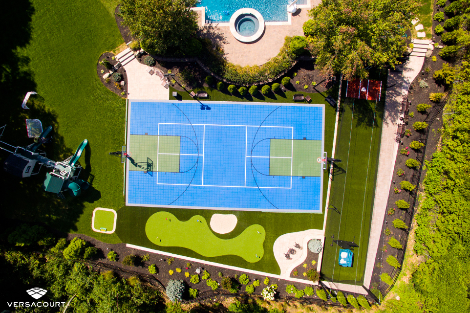 30 Fun Backyard Game Court Ideas For the Family | VersaCourt