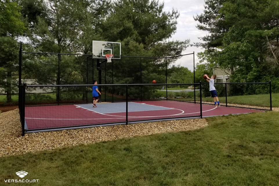 30 Fun Backyard Game Court Ideas For the Family | VersaCourt