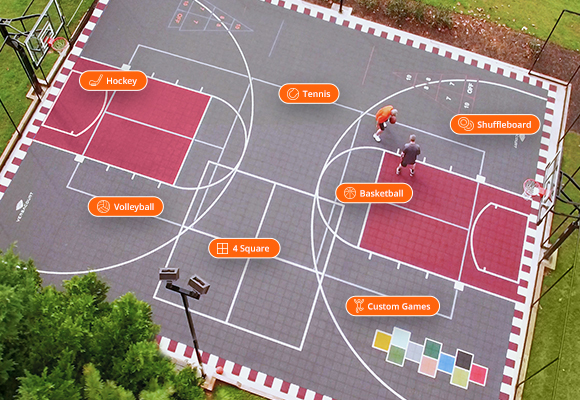 VersaCourt | Home Outdoor Multi-Sport Game Courts