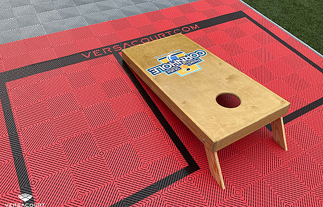 Custom Backyard Cornhole Courts | VersaCourt