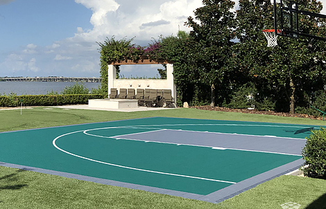 VersaCourt | Do It Yourself Small Basketball Court Kits