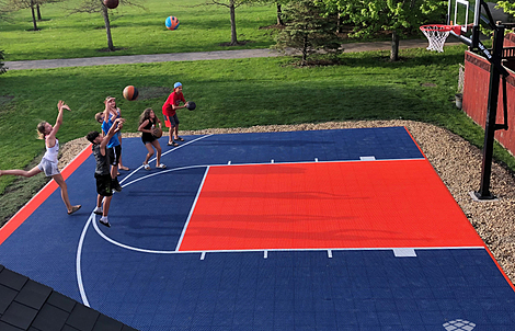 VersaCourt | Do It Yourself Small Basketball Court Kits