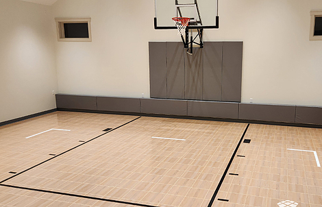 Residential Indoor Basketball | VersaCourt Game Courts
