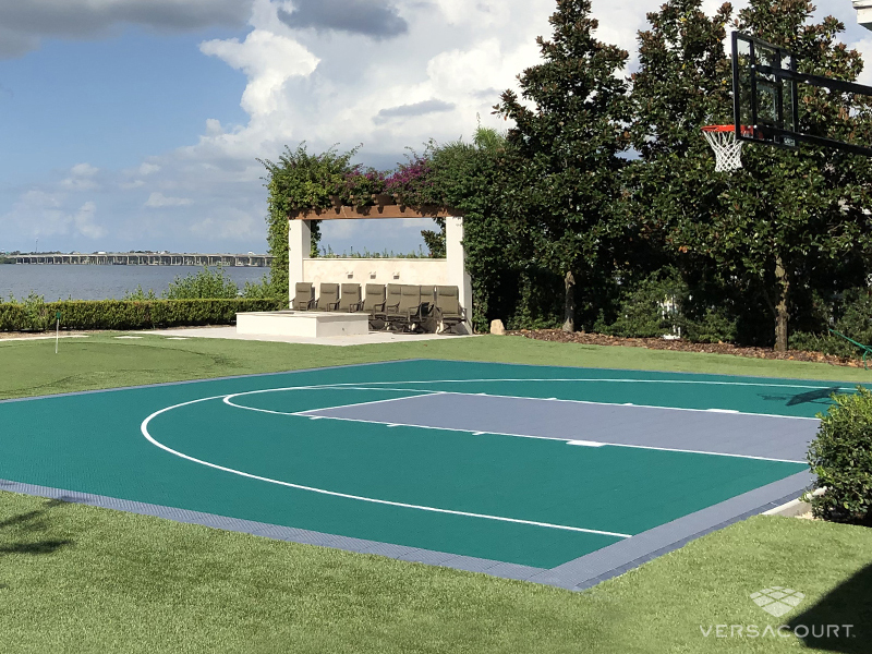 VersaCourt | Do It Yourself Small Basketball Court Kits